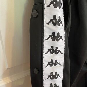 Kappa | Pants & Jumpsuits | Kappa Tear Away Black And White Track Pants ...